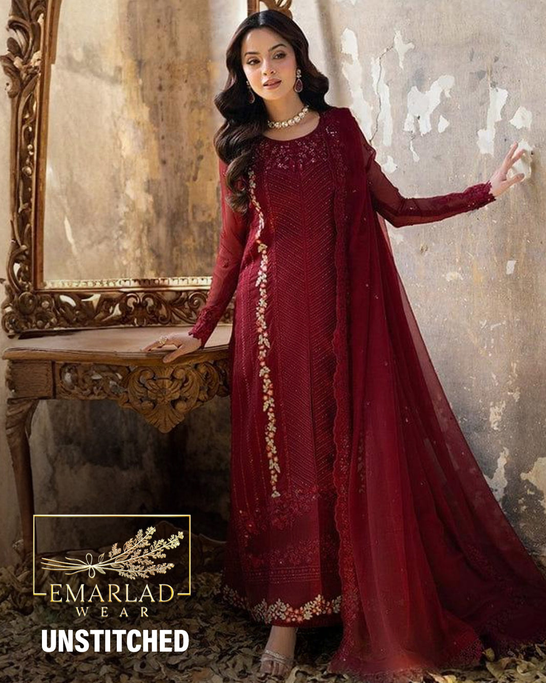 Buy Latest Unstitched Azura Clothing Collection 2024 – Emarlad Wear
