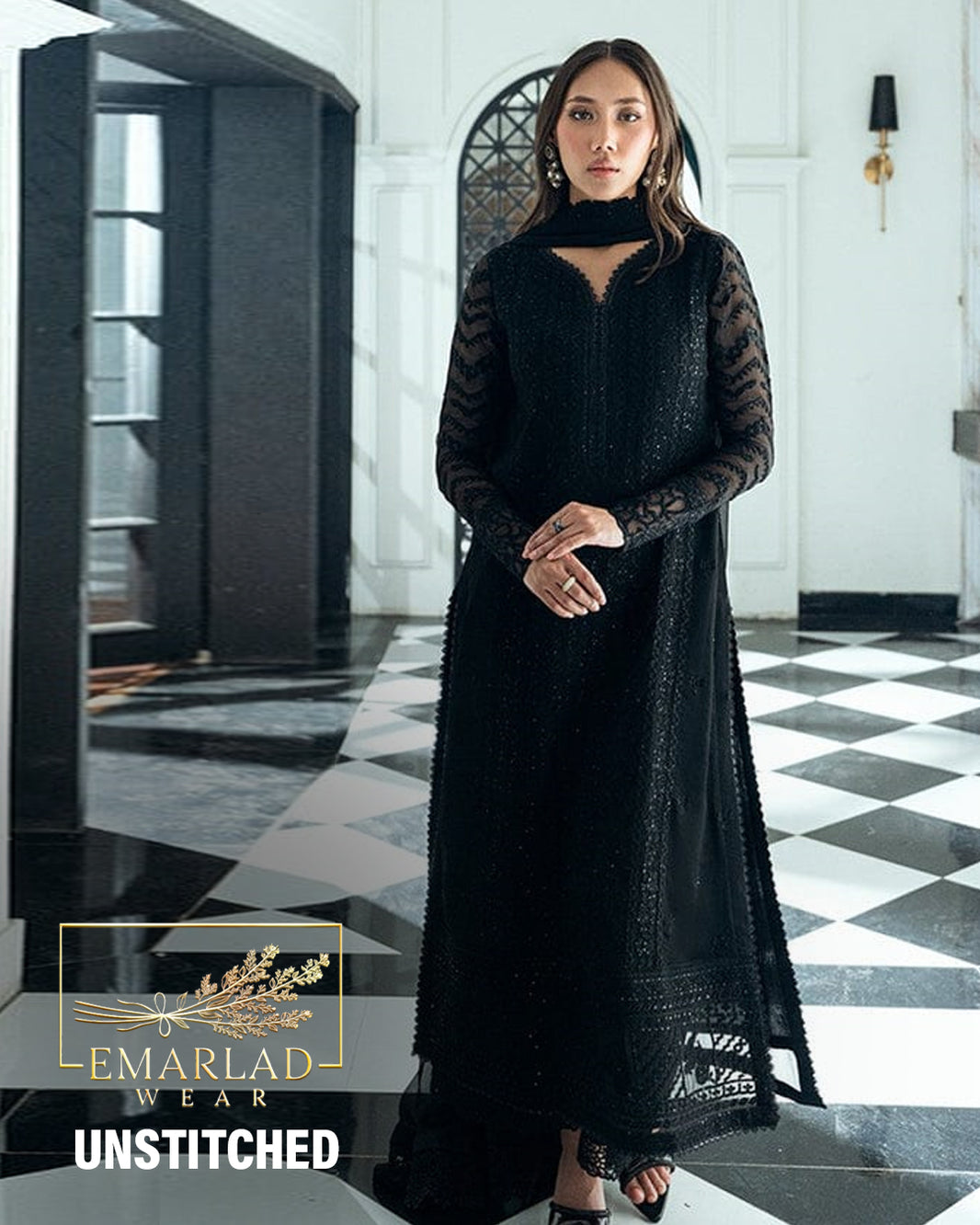 Buy Latest Unstitched Azura Clothing Collection 2024 – Emarlad Wear